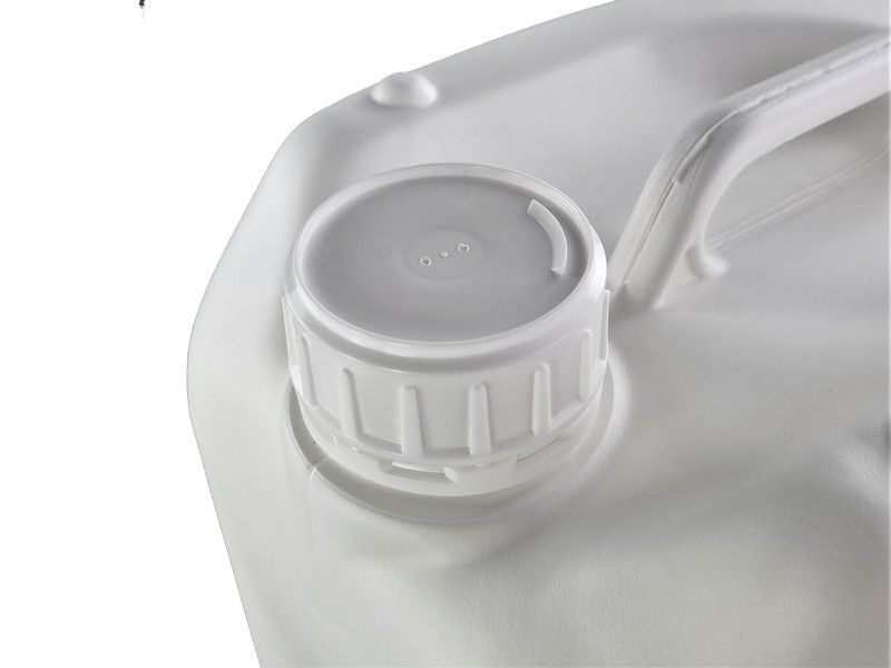 Jerrican o Garrafa apilable de plástico reutilizable 10 litros color blanco opaco o natural ...